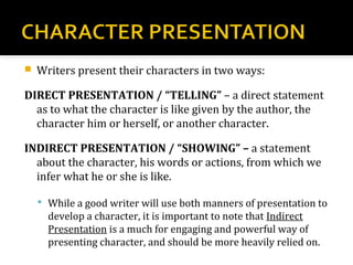 Character and Conflict | PPT