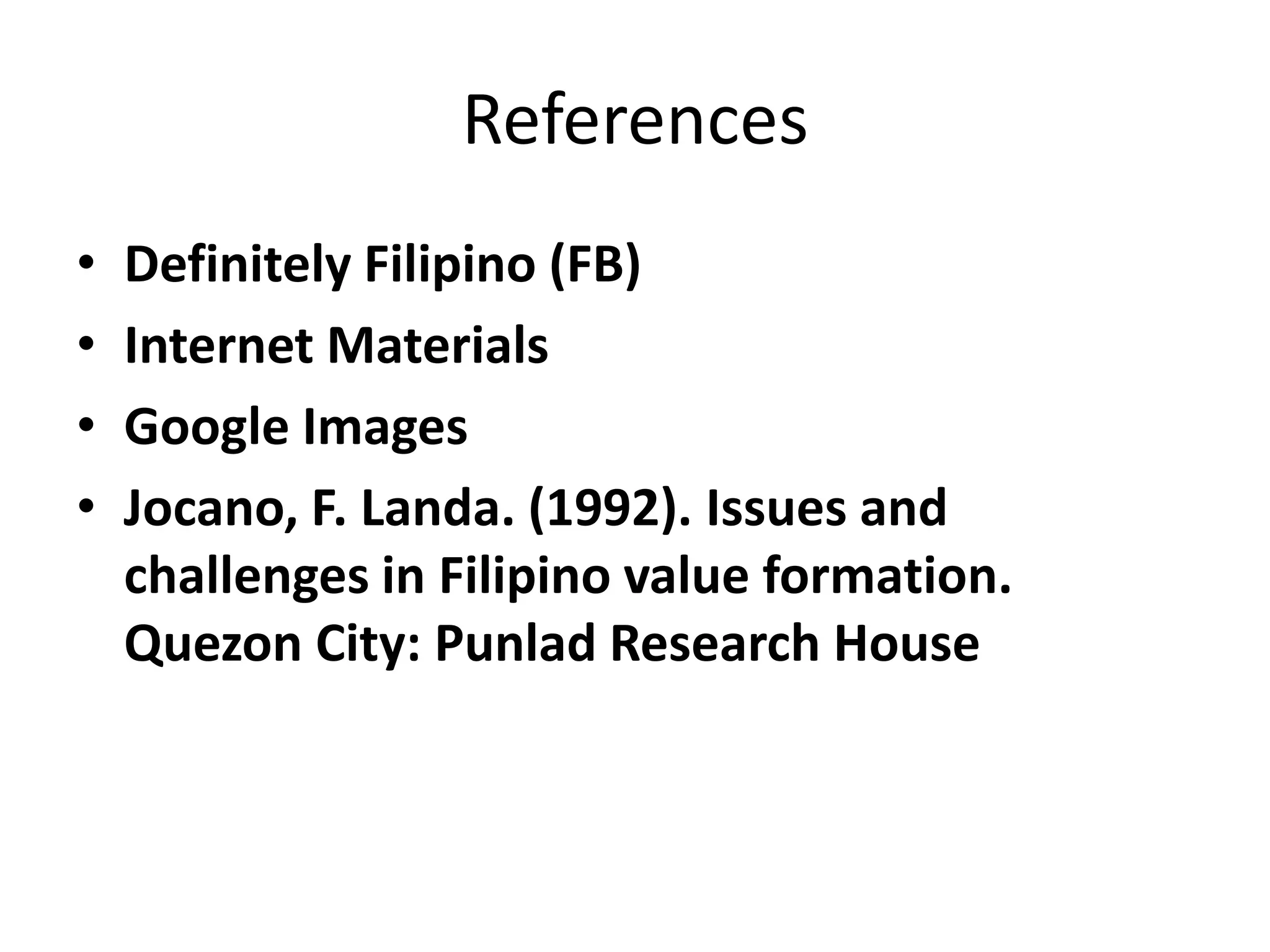 Character and culture of filipinos | PPTX