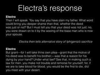 Character and Righteousness in Electra | PDF