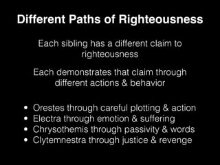 Character and Righteousness in Electra | PDF