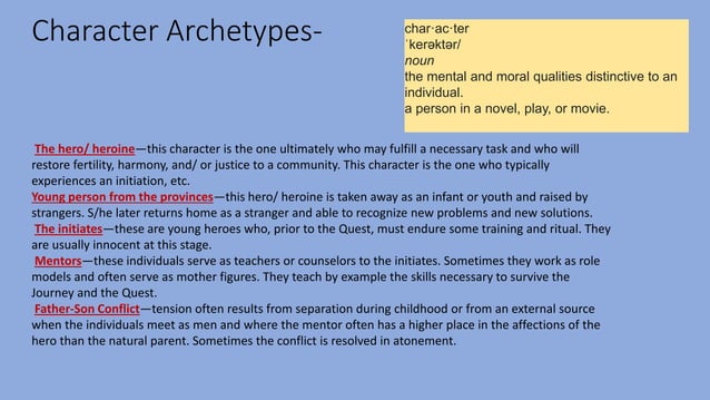 Character archetype presentation | PPTX | Christianity | Religion ...