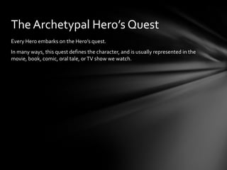 Character archetypes | PPT