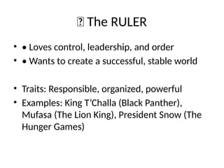 Character_Archetypes_Plain Presentation.pptx