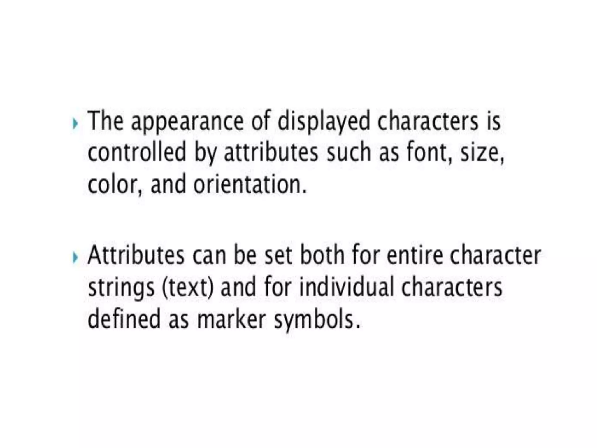 Character attributes | PPTX