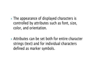 Character attributes | PPTX