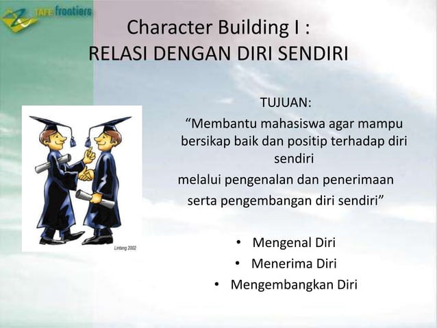 CHARACTER BUILDING DALAM PENGANTAR123456 | PPT