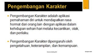 Character building - dutateknokrat2019 _ tien's | PPT