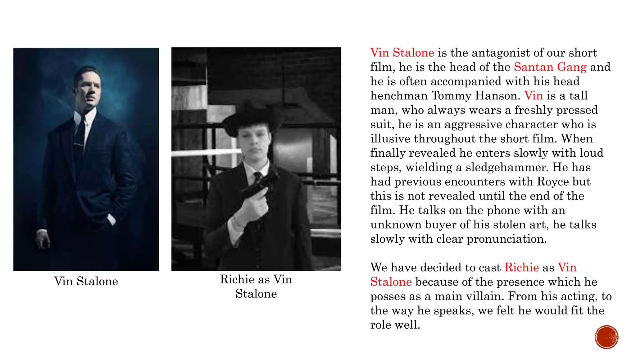 Character casting | PPTX