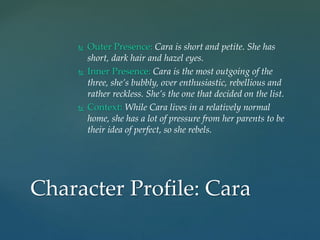 Character & Casting profiles | PPT
