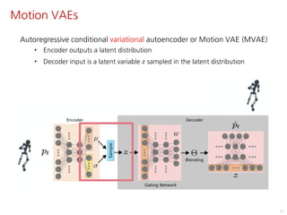 Character Controllers using Motion VAEs | PPT