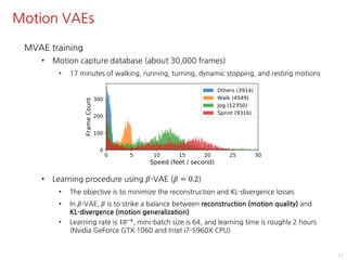 Character Controllers using Motion VAEs | PPT