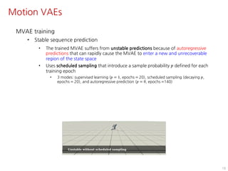 Character Controllers using Motion VAEs | PPT