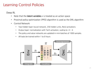 Character Controllers using Motion VAEs | PPT
