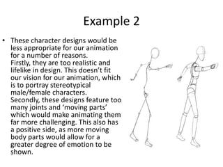 Character design (done) | PPTX