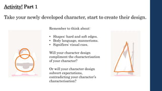 Characterisation in Comics | PPTX