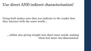 Characterisation in Comics | PPTX