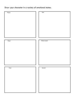 Character Design Template | PDF