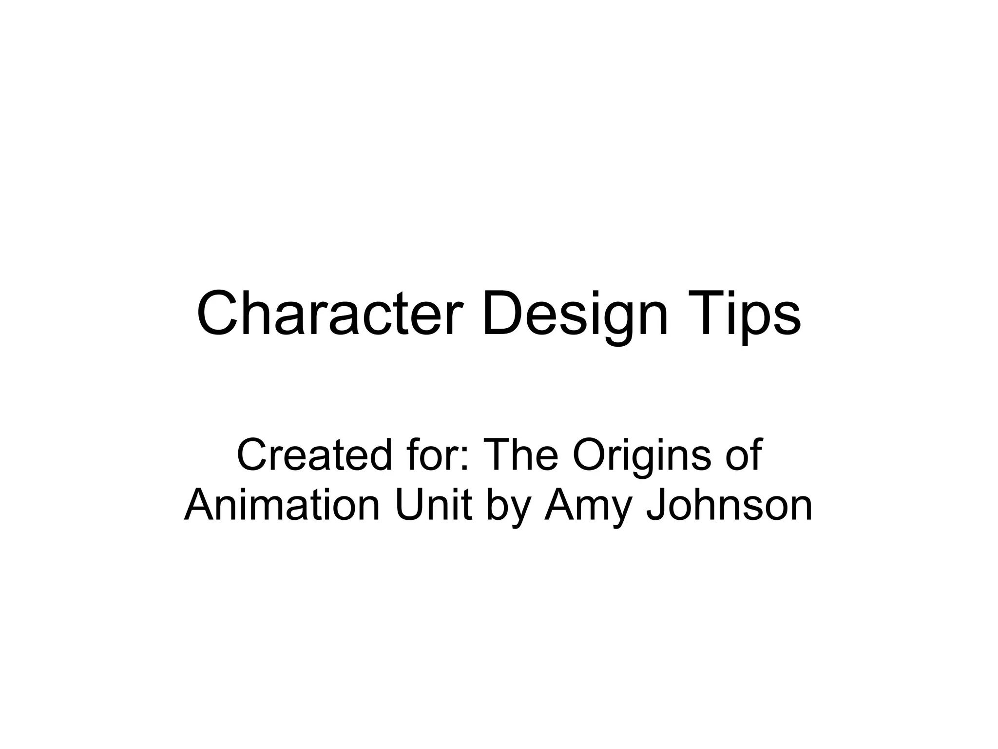 The Origins of Animation: How To Sculpt Your Claymation Character(s) | PPT