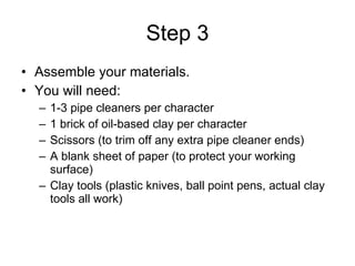 The Origins of Animation: How To Sculpt Your Claymation Character(s) | PPT