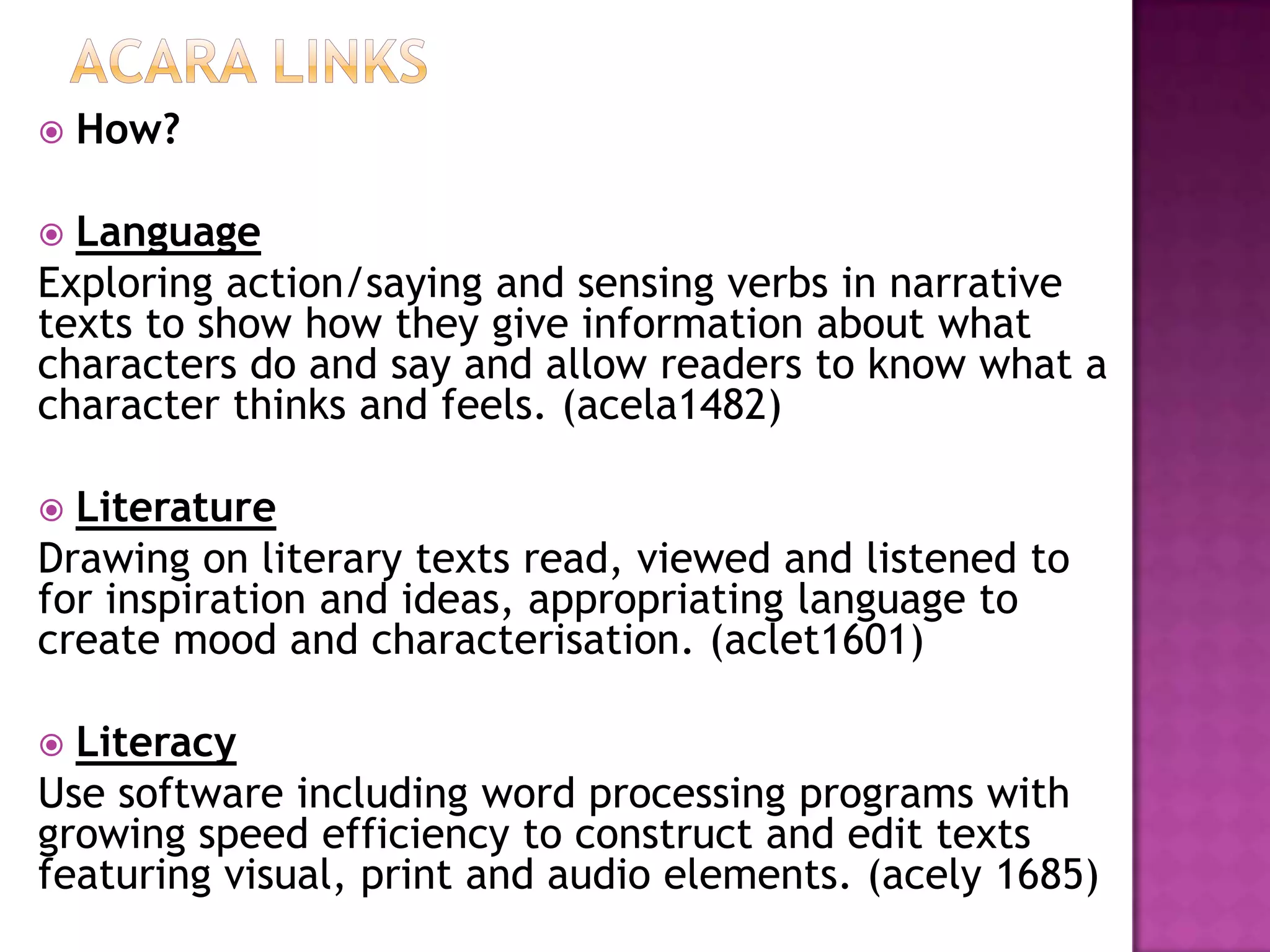 Character development | PPTX