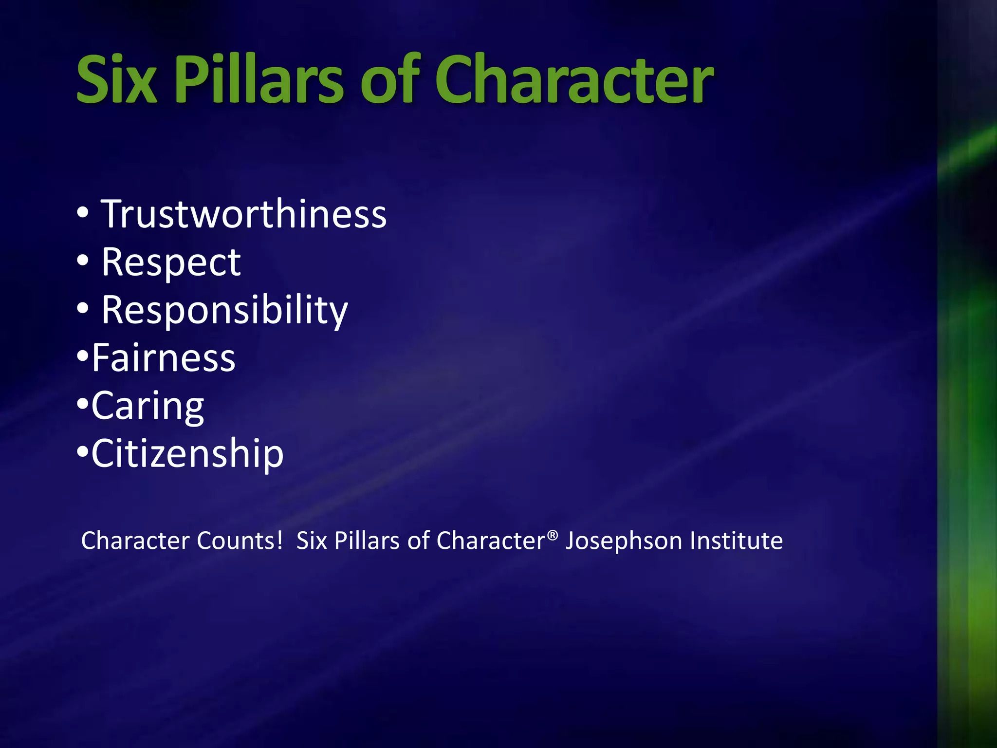 Character development | PPTX