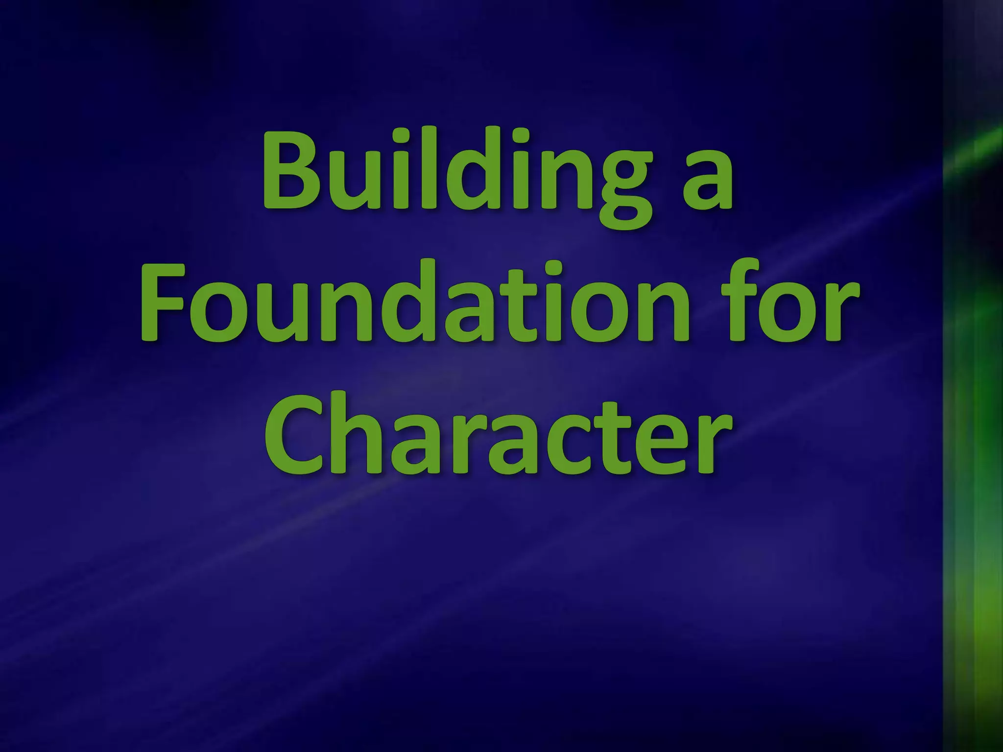 Character development | PPTX