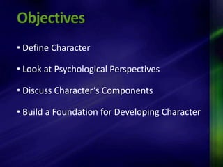 Character development | PPTX