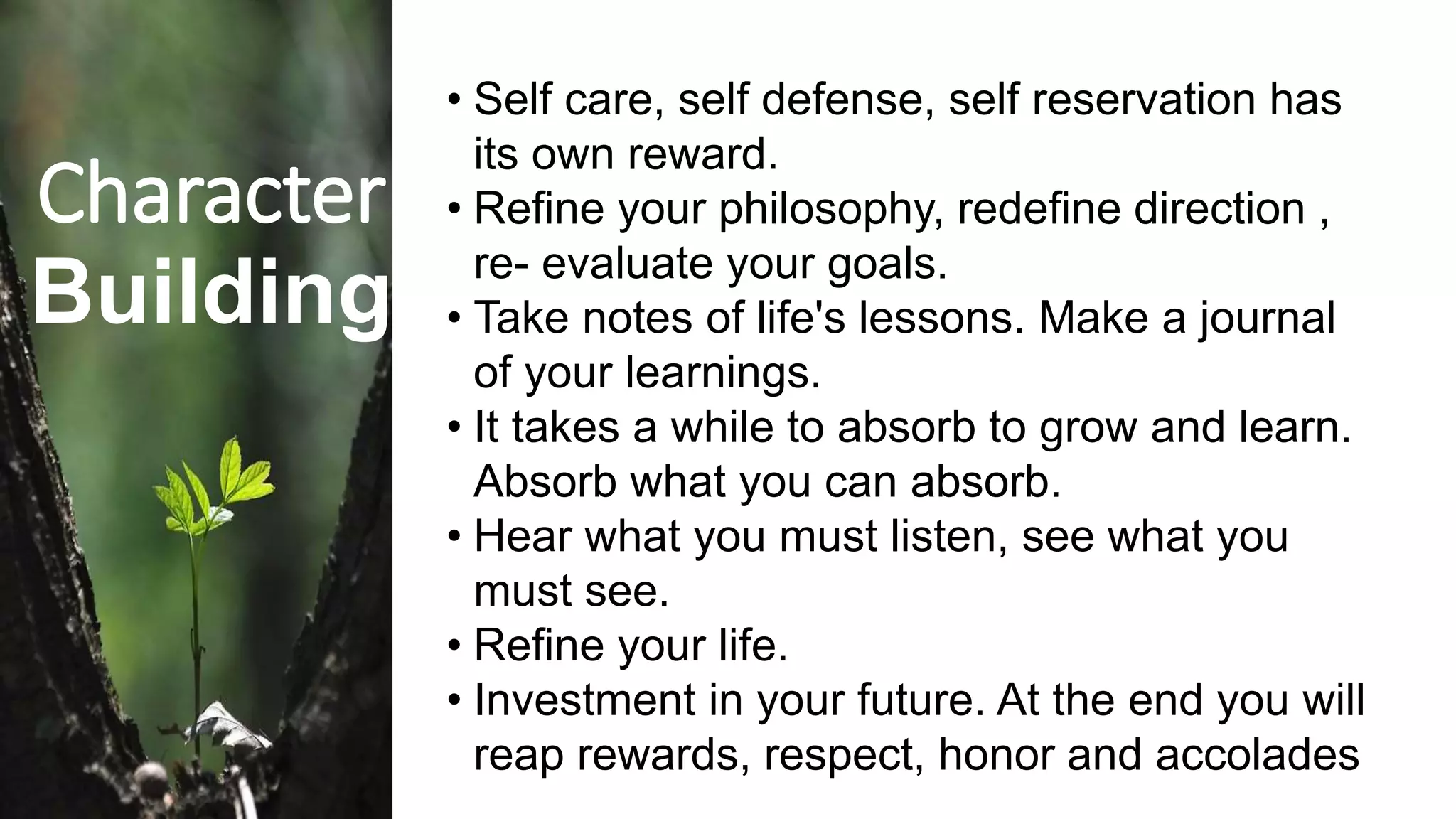 Character Development | PPTX