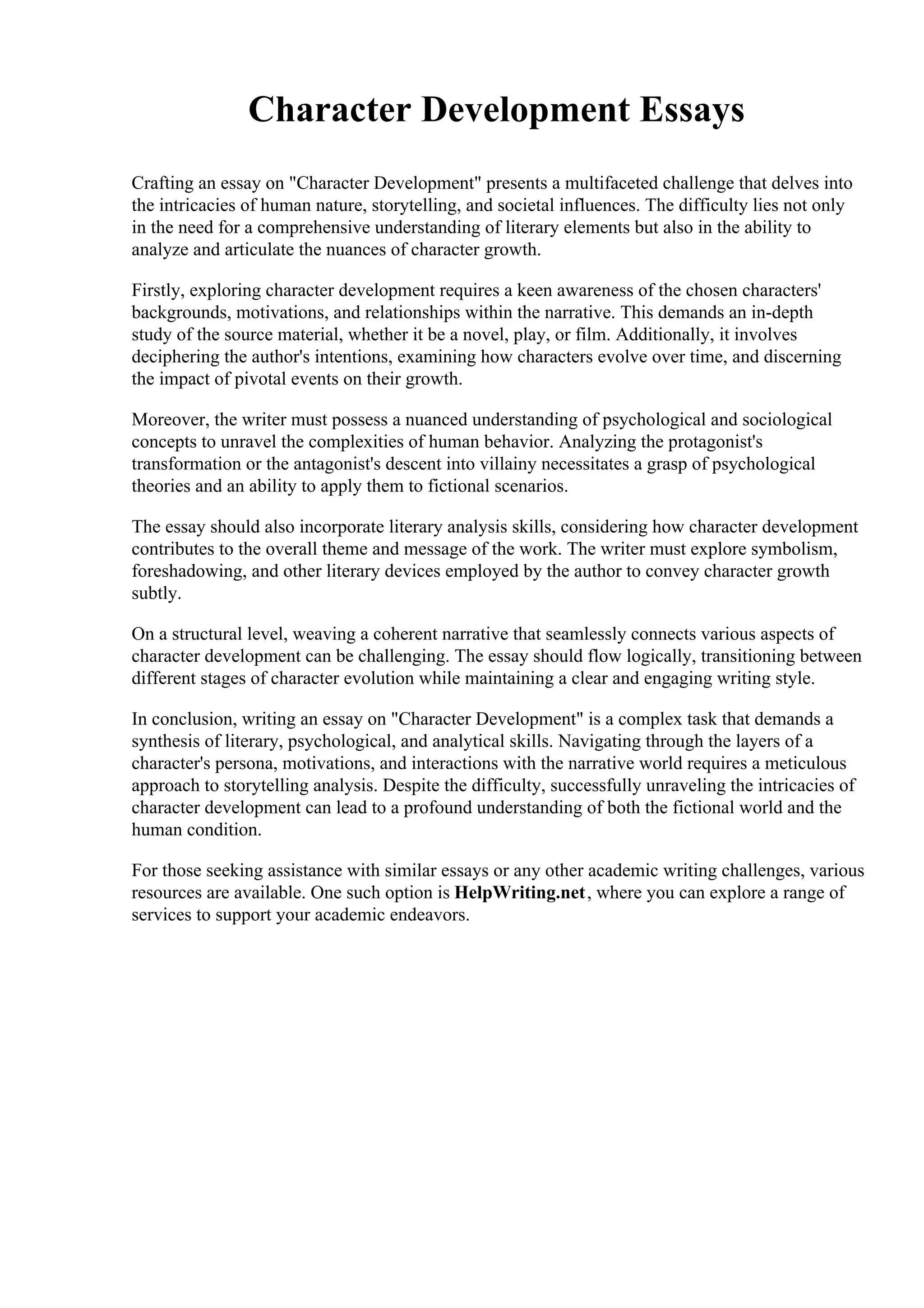 Character Development Essays.pdf