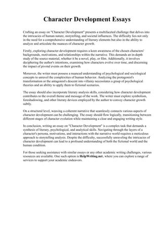 Character Development Essays.pdf