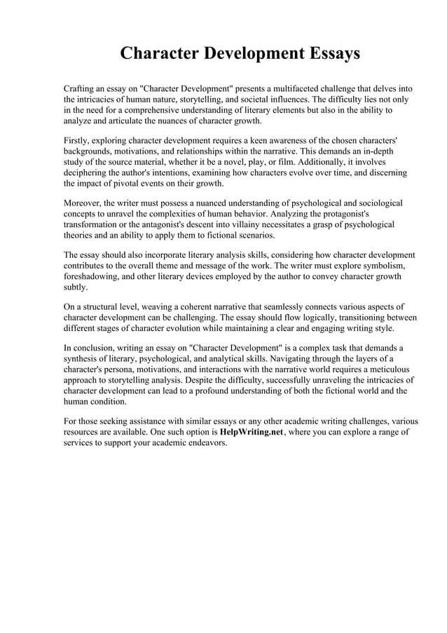 Character Development Essays.pdf