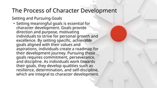 Character Development Talk ------------- | PPTX