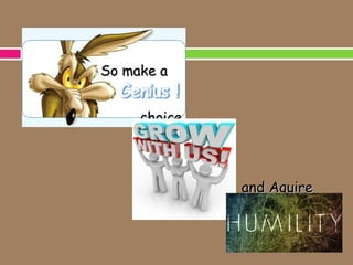 Character development - Humility | PPT