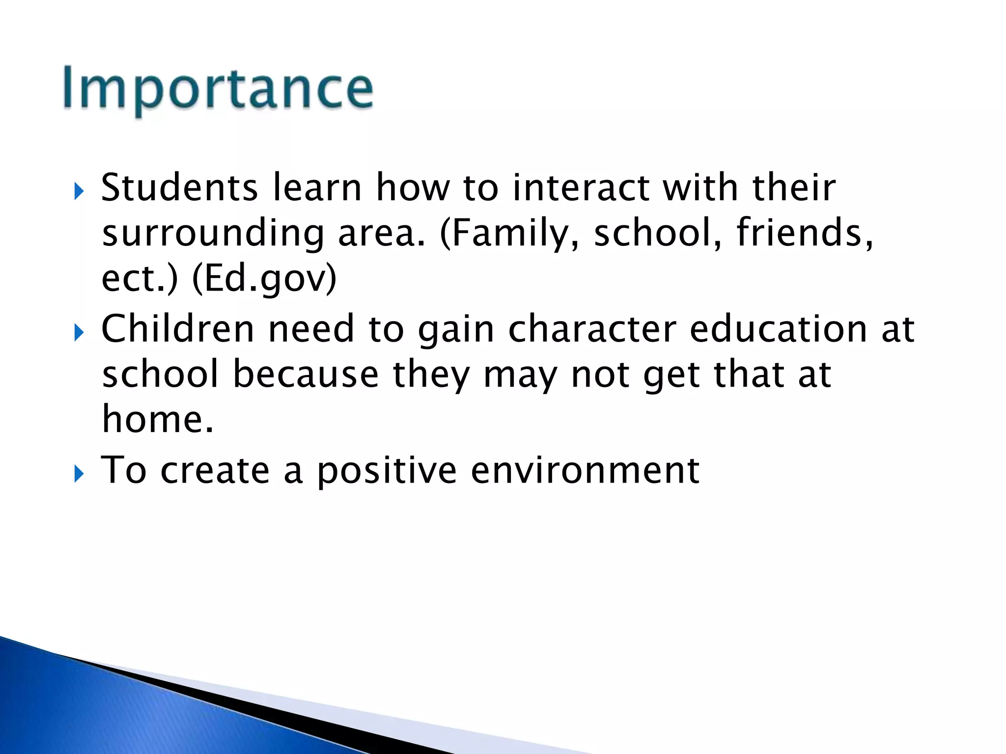 Character education | PPTX