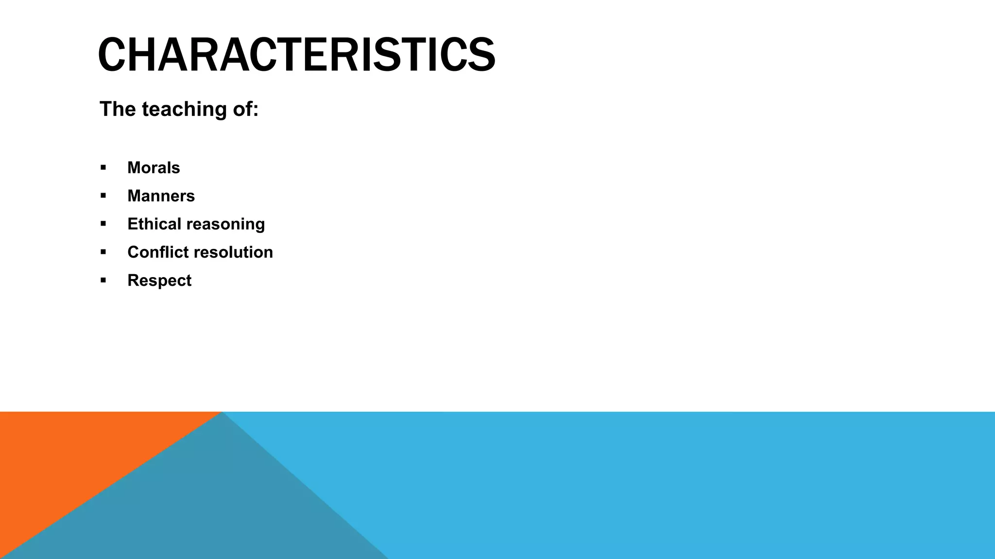 Character Education 21st Century Pillar | PPTX