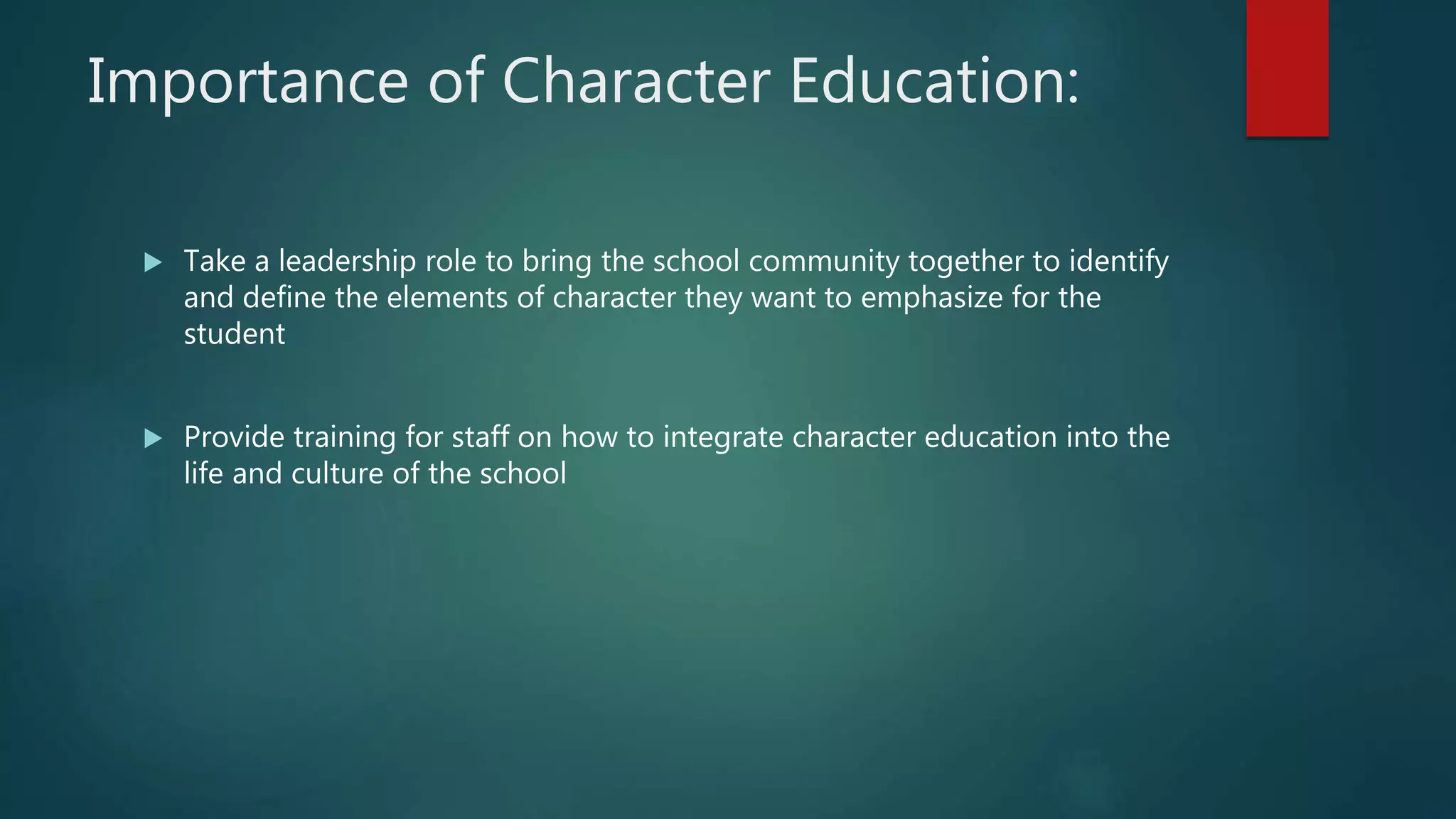 Character education | PPTX