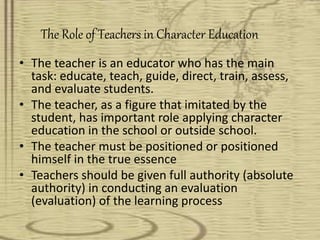 Character education | PPTX