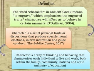 Character education | PPTX