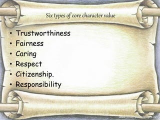 Character education | PPTX