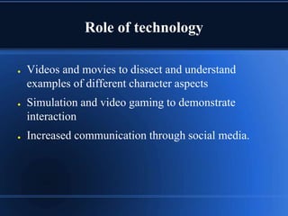 Character education ppt | PPTX