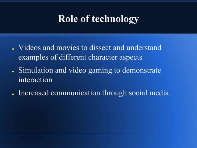 Character education ppt | PPTX