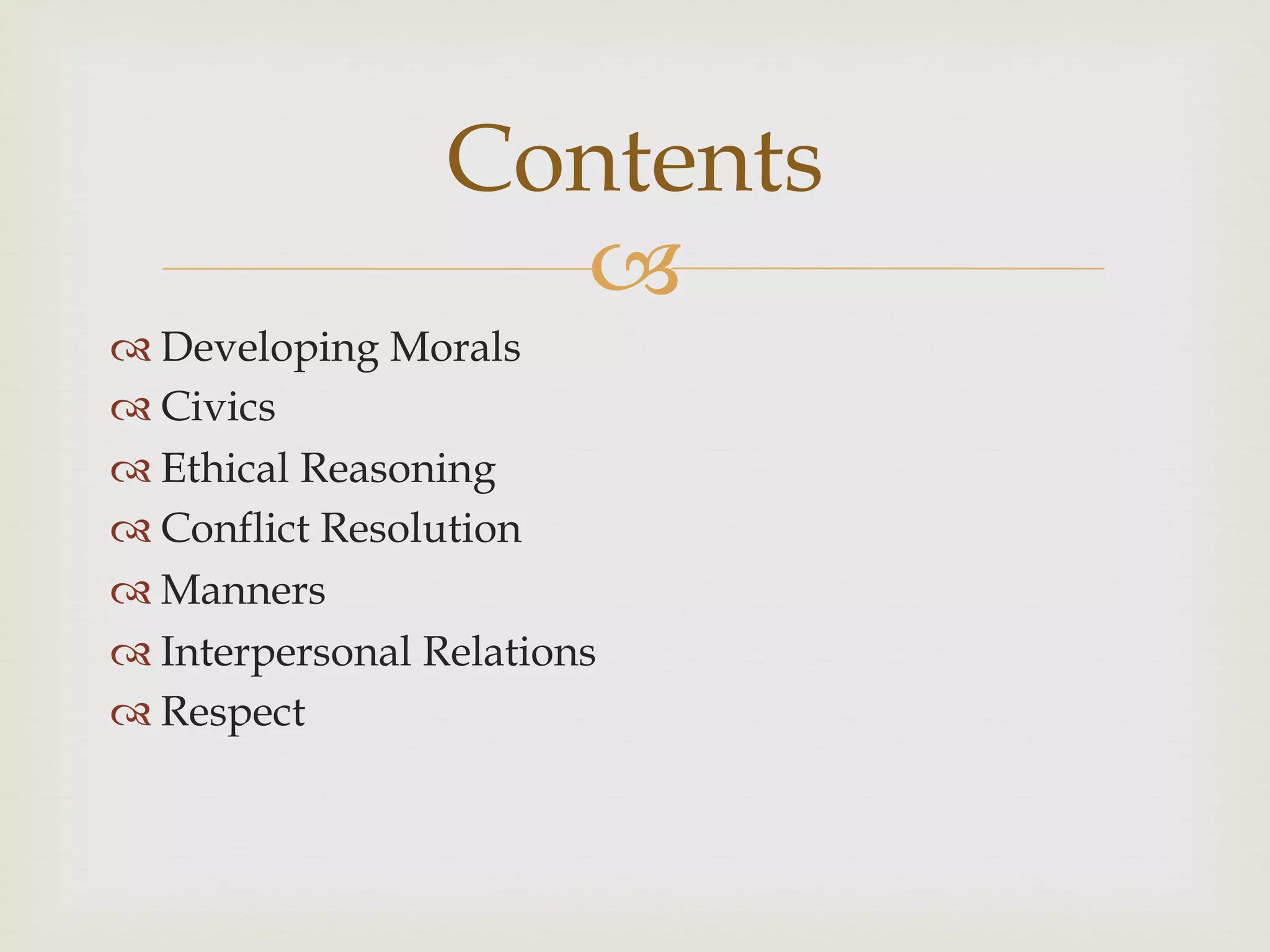 Character Education | PDF