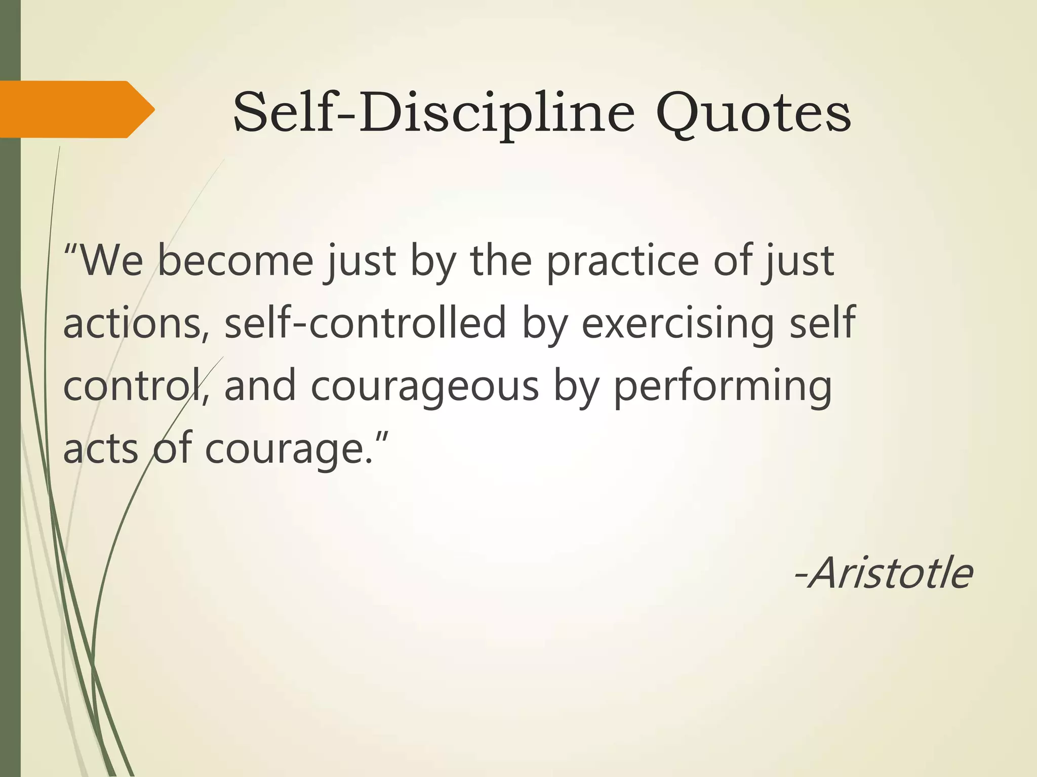 Character Education Self-discipline.ppt | Family and Relationships