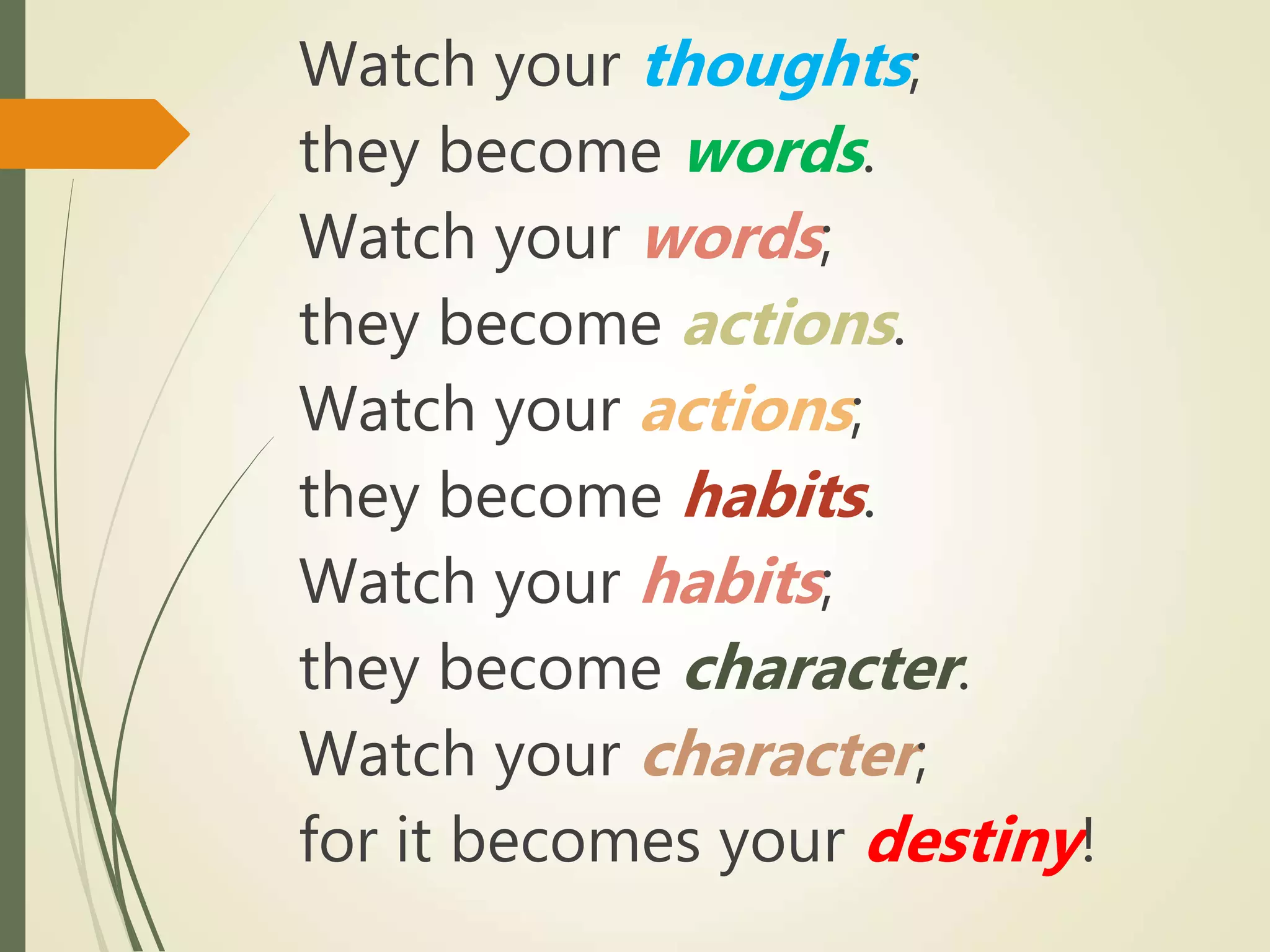 Character Education Self-discipline.ppt | Family and Relationships