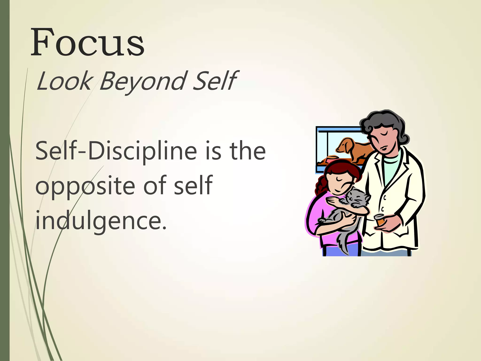 Character Education Self-discipline.ppt | Family and Relationships