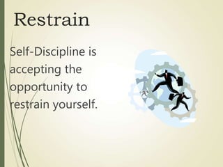 Character Education Self-discipline.ppt | Family and Relationships