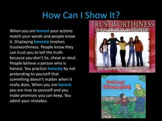 Character education – self knowledge | PPTX