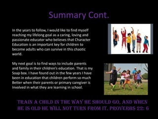 Character education – self knowledge | PPTX