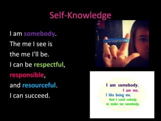 Character education – self knowledge | PPTX