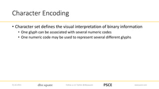 Character Encoding - MySQL DevRoom - FOSDEM 2015 | PDF